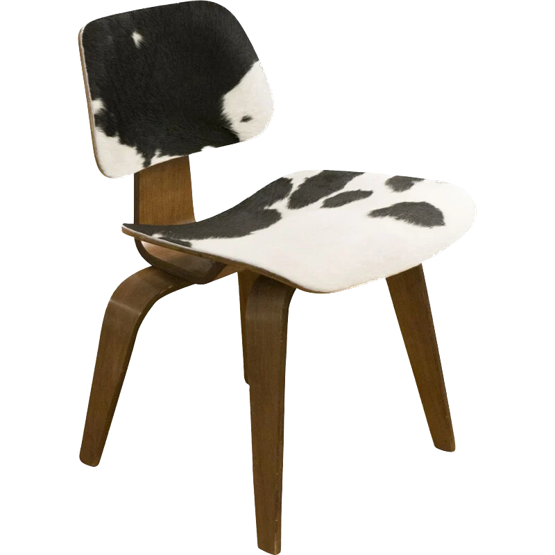 Cow Print Designer Chair – ANNOTATE LAB